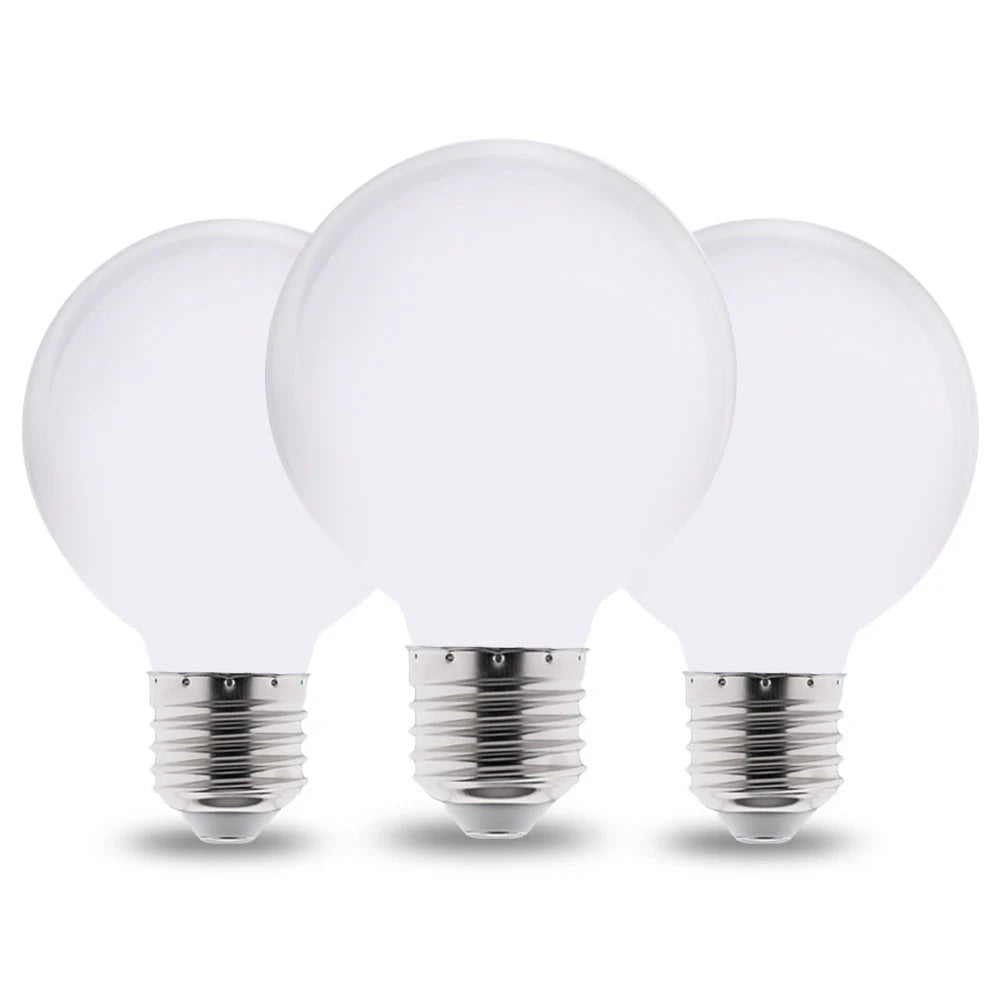 E27 LED Light Bulb AC 85V-265V Milky LED Bulb Energy Saving Lampada LE ...