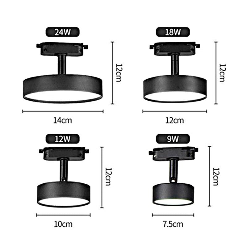 Track led studio ultra bright astigmatism light clothing store commerc ...