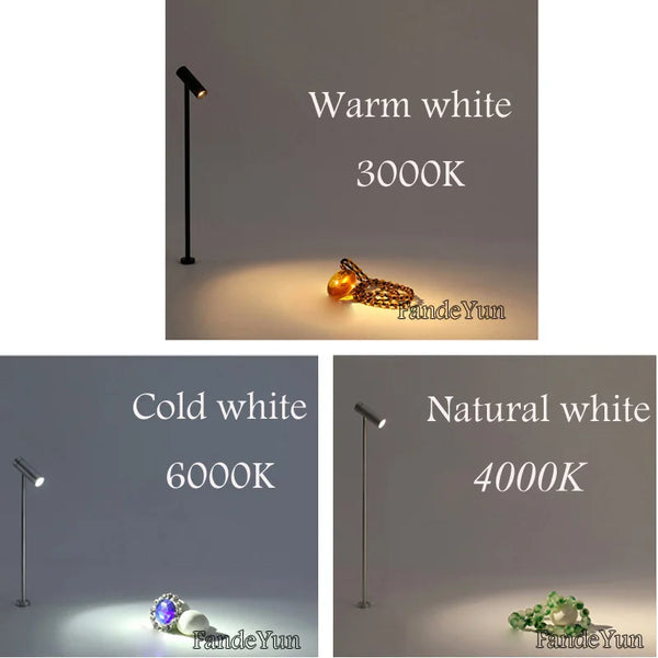 Dimmable Jewelry lamp 3W LED Spot lights Adjustable Led Showcase Light ...