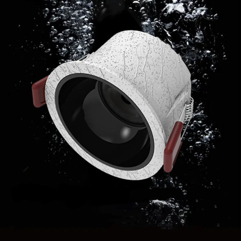 IP65 COB Waterproof Spotlight Recessed 5 Colors and 3 Emitting Colors ...