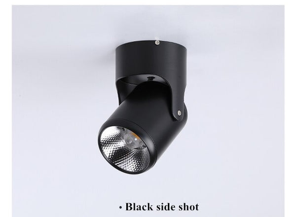 Dimmable rotating LED downlight surface mounted adjustment COB ac85-26 ...