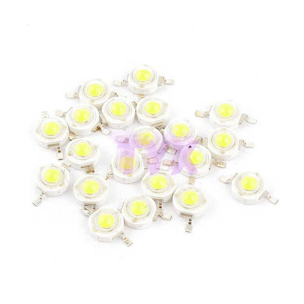 10PCS 1W 3W 5W High Power Lamp Beads SMD LED Chip Diode White/warm Whi - LED Lights For Sale ...