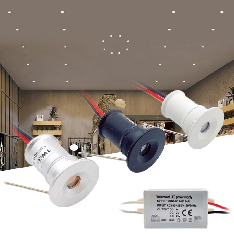 12V Mini LED Spot Light Recessed Downlight Party KTV Ceiling Lighting ...