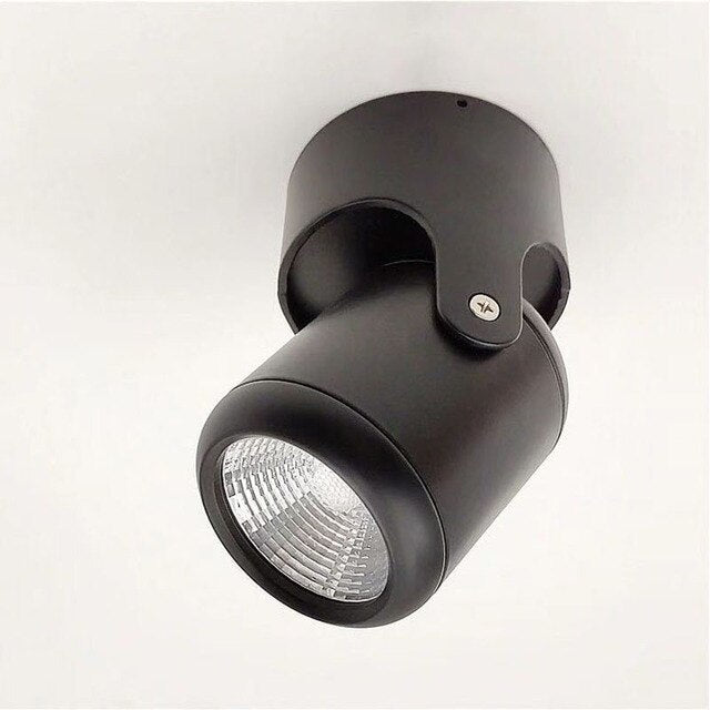360° rotatable COB spotlight 7W 10W15W 20W Nordic color surface mounte ...