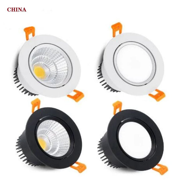 Dimbare AC110V-220V 5W7W9W12W15W18W20W Plafond Downlight Epistar Led I ...