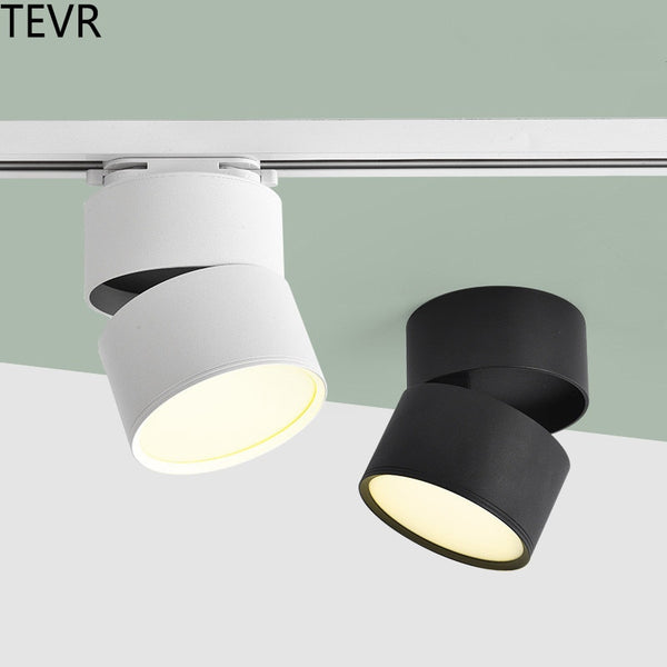 Dimmable Folding Rotating LED Downlight 7W10W 15W 18W COB Track light ...