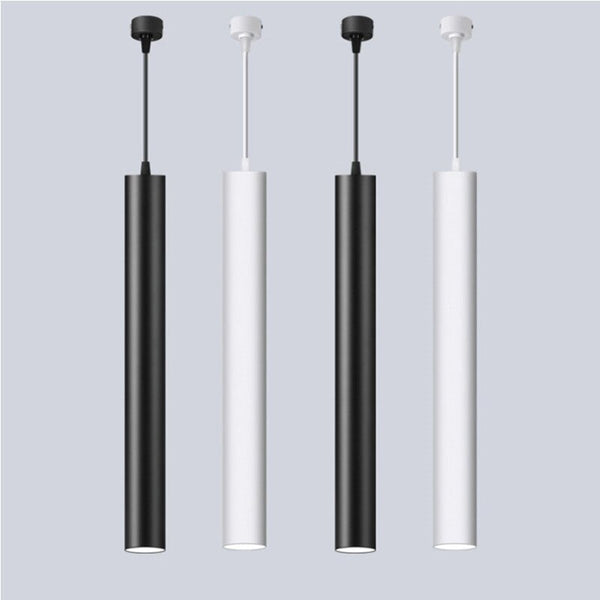 Dimmable Led long tube Pendant Lights hanging spot light 9W 12W COB ce ...