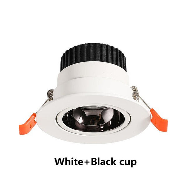 Dimmable Recessed Anti-Glare LED Downlight 5W 7W 9W 12W 15W18W COB Cei ...