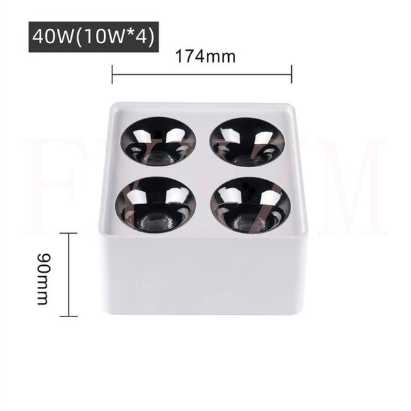 Embedded surface mounted various styles COB spotlight led adjustable a ...