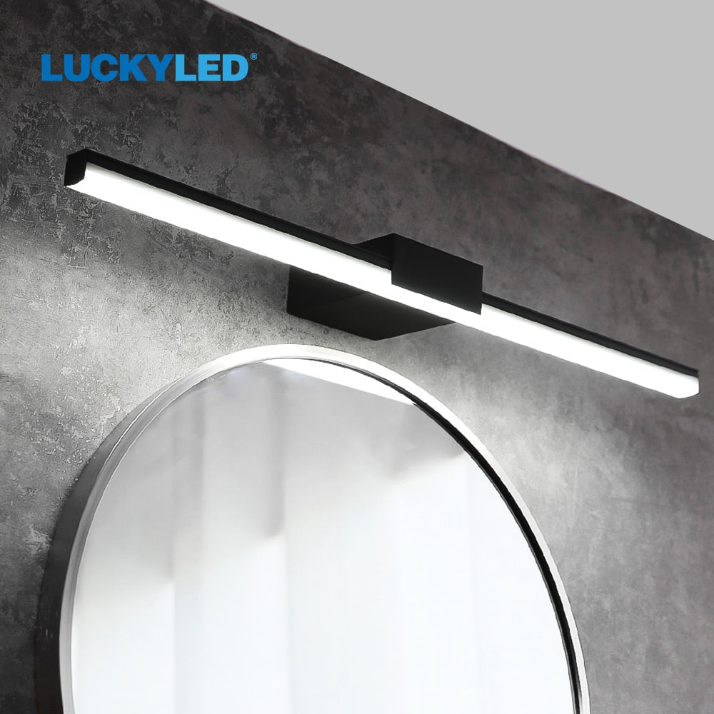 LUCKYLED Modern Led Bathroom Light 8W 12W AC85-265V Wall Lamp Wall Mou ...