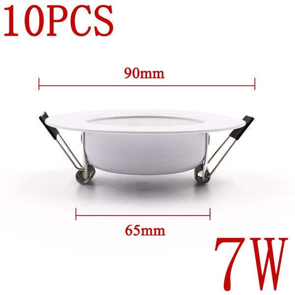 10PCS LED Downlight Ceiling 5W 7W 9W 12W 15W Warm white/cold white led - LED Lights For Sale ...