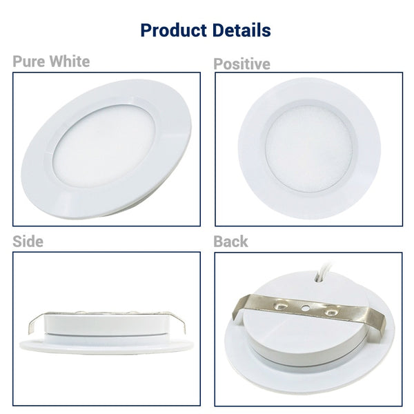Mini Downlight LED 12V Ultra-Thin 3W 5W 7W Embedded Small Spotlight Ce ...