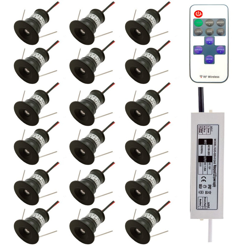 IP65 1W Mini LED Downlight Ceiling Spotlight Recessed Dimmable Spot Li ...