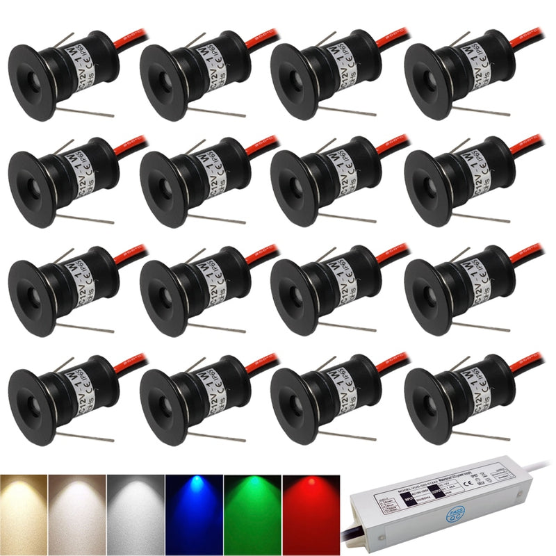 IP65 1W Mini LED Downlight with Transformer Ceiling Spotlight Bedroom ...