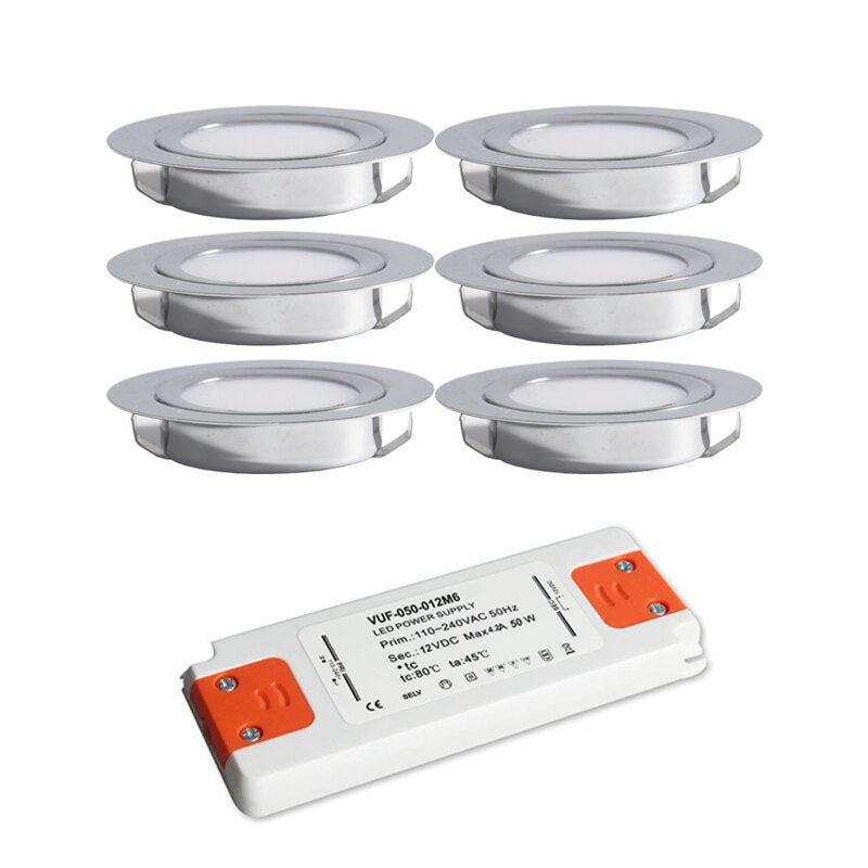 IP65 Ultra-thin 3W 12V 24V Mini Led Bulb Downlight Lamp With Dimmable ...
