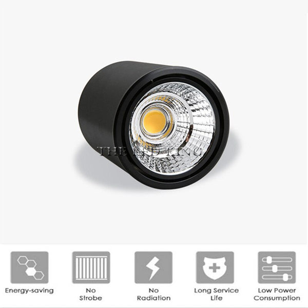 LED COB Downlights Surface Mounted 5W 7W 10W 12W 15W Mounted Ceiling L ...