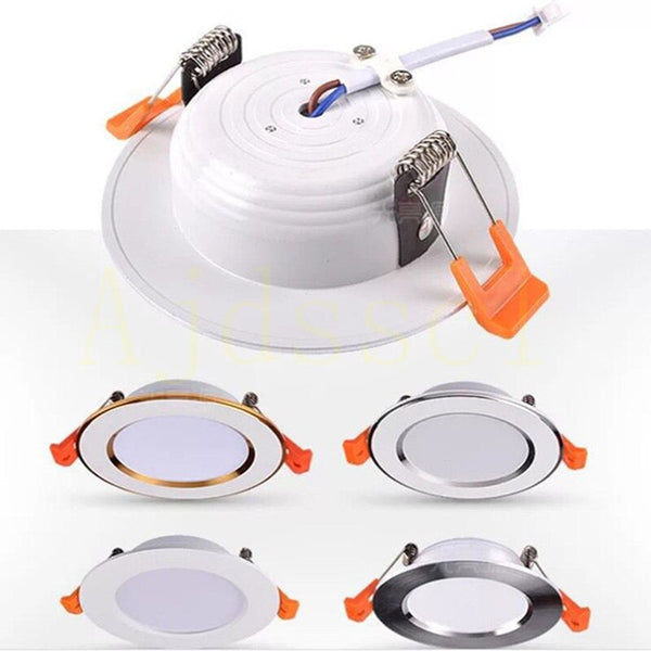 Led Downlight 5W 7W 9W 12W 15W Three Colors Recessed in LED Ceiling Li ...