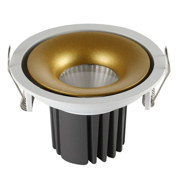 Recessed 10W LED COB Ceiling Downlight Spotlight Edge Glow 6 Colors Di ...