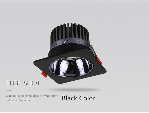 Recessed Led Downlight Dimmable Spot Light Bulb Replaceable No Flicker ...