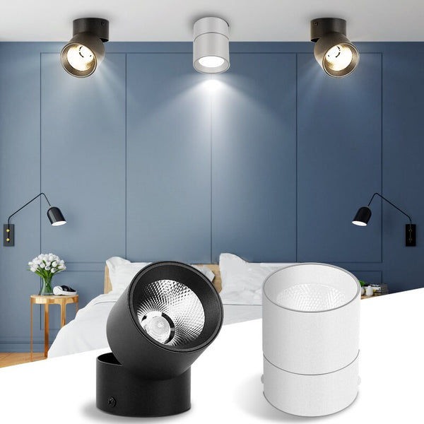 Rotating Spot Led Downlights Spot Light 220V Surface Mounted Ceiling S ...