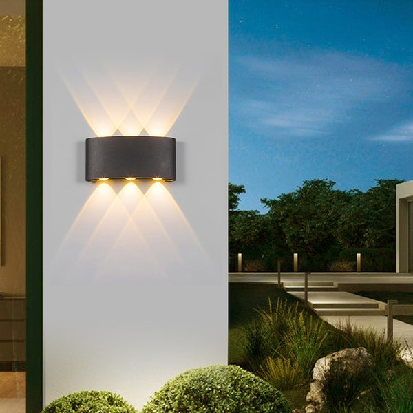 IP65 LED Wall Lamp Outdoor Waterproof Garden Lighting Aluminum AC86-26 ...
