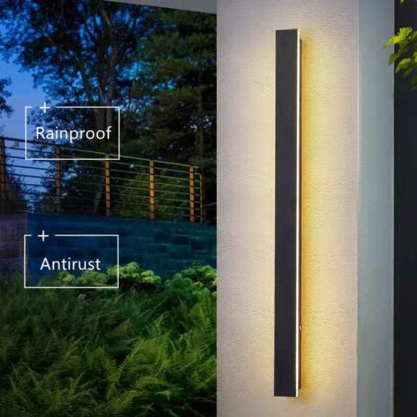 Waterproof LED long wall light ip65 outdoor lighting garden country ho ...