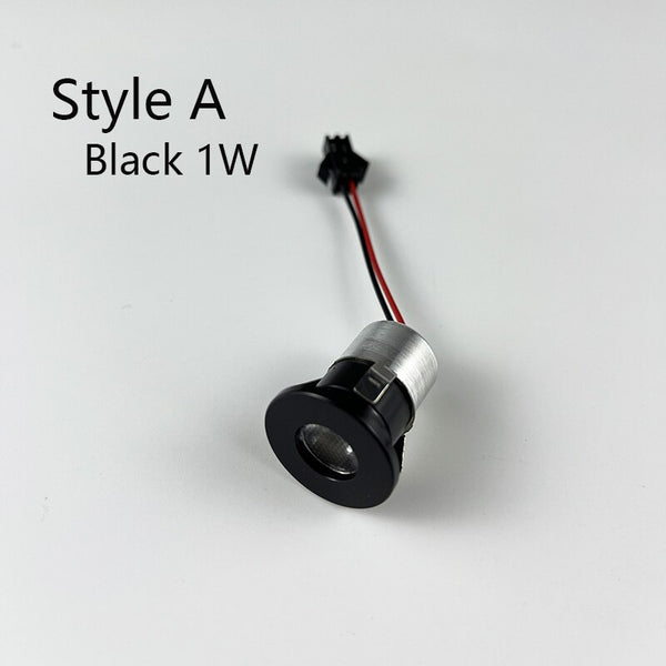 Small Spot Light 1W 3W Mini LED Spotlight AC85-265V 18mm Cutout Recess ...