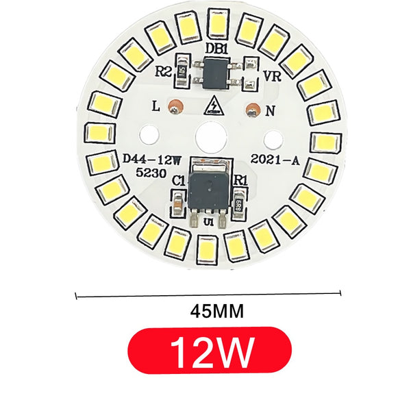 LED Bulb Patch Lamp SMD Plate Circular Module Light Source Plate For B ...