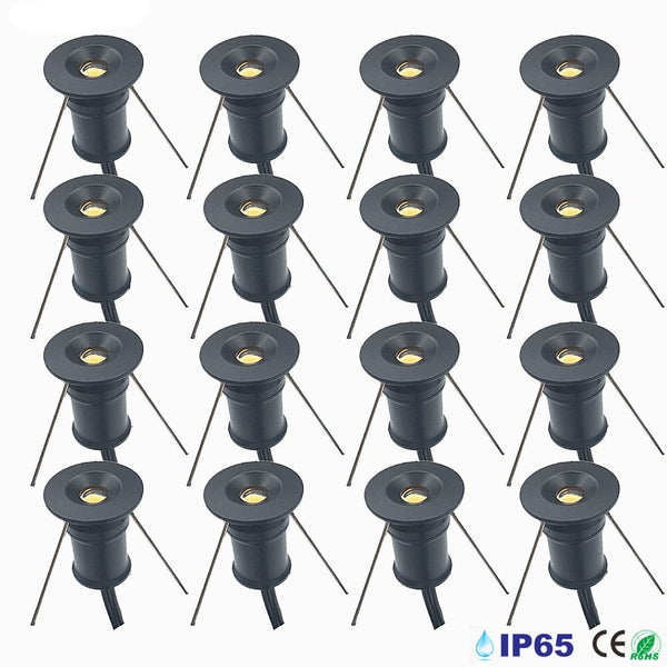 Silver Black White Shell 1W LED Mini Downlight Ceiling Spotlight Reces ...