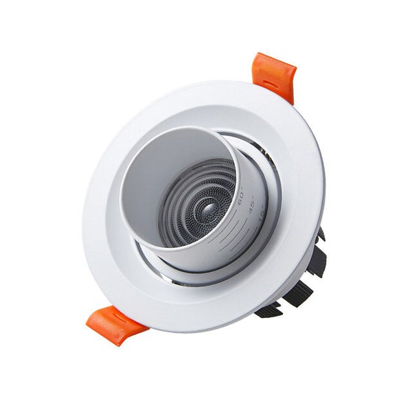 Beam Angle Adjustable 15/45/60 Degrees LED COB Recessed Downlight 12W ...