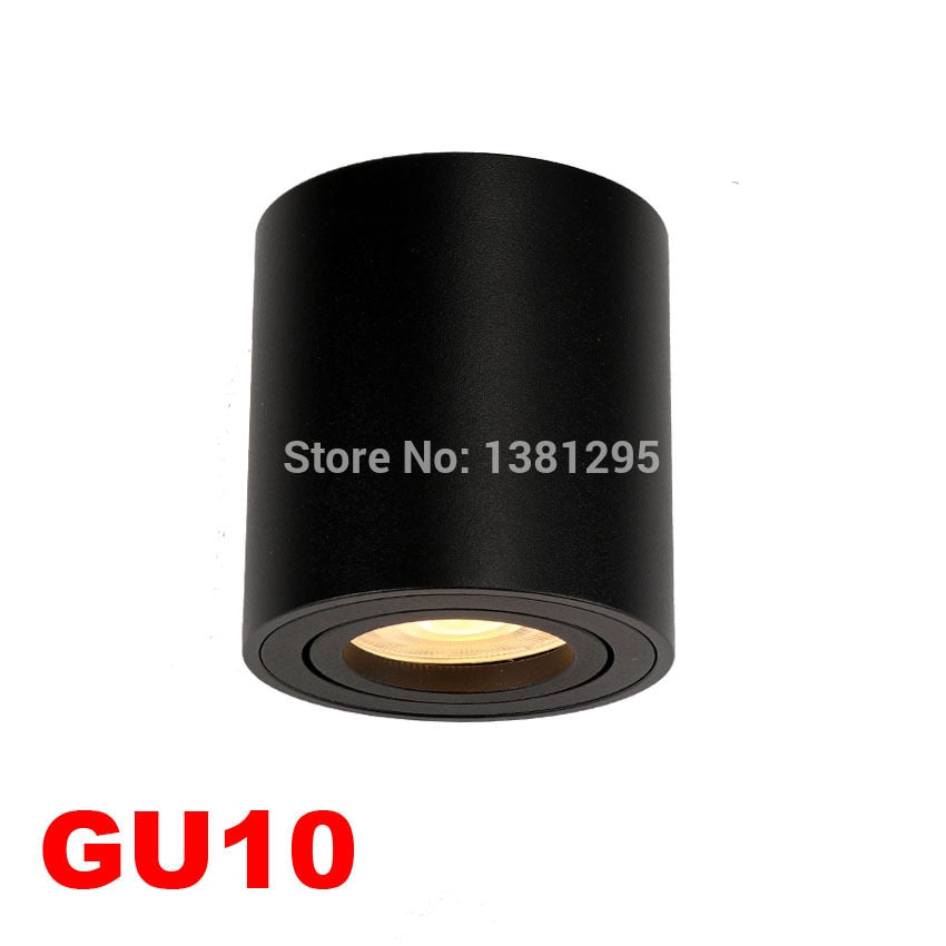 Adjustable LED Round Surface Mount Trim less Downlight GU10 Fixture Cy ...