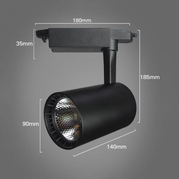 LED Track Light COB Spotlights Background Guide Lamp Rail Light for Cl ...