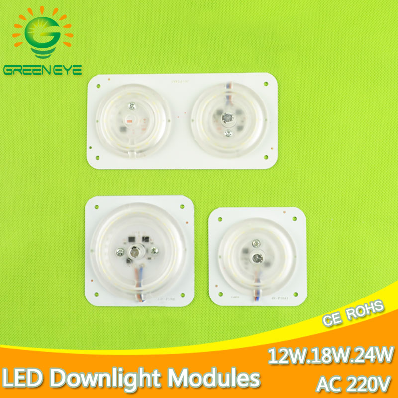 Ultra Bright Thin Mini Led Module 12W 18W 24W For Ceiling Lamp Downlig ...