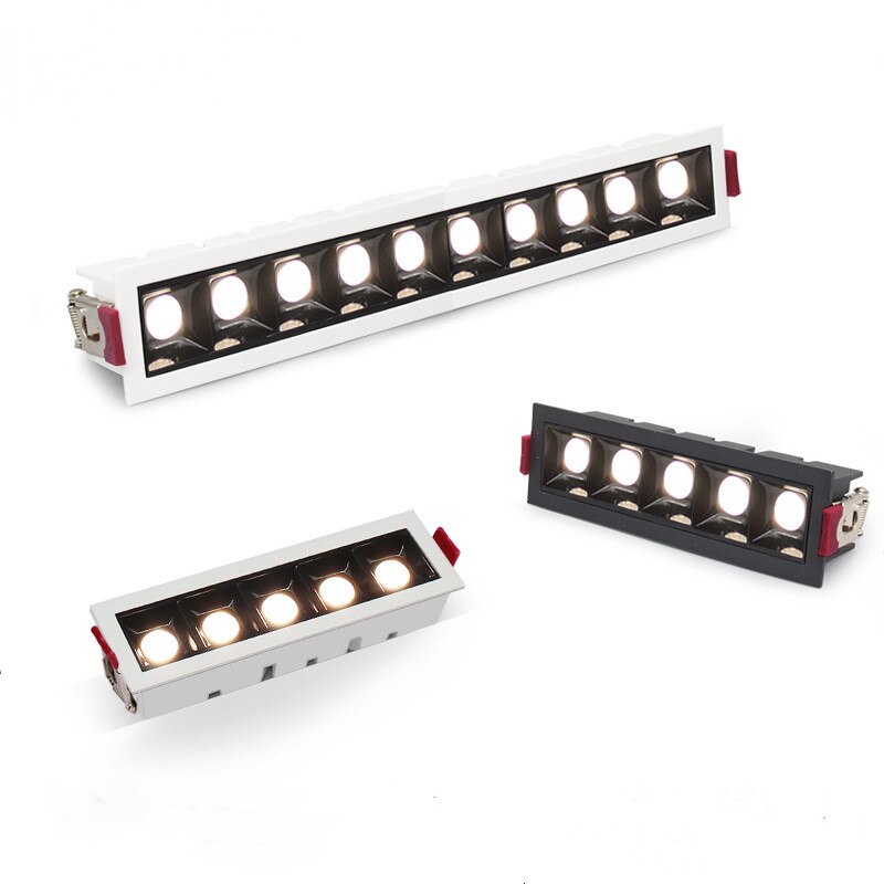Dimmable LED Downlight 10W 20W 30W Spot Light Line Light Bar Creative ...