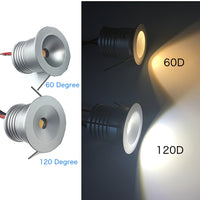 IP65 1W Mini LED Spotlight DC12V Indoor Dimmable Downlight 25MM Focos ...