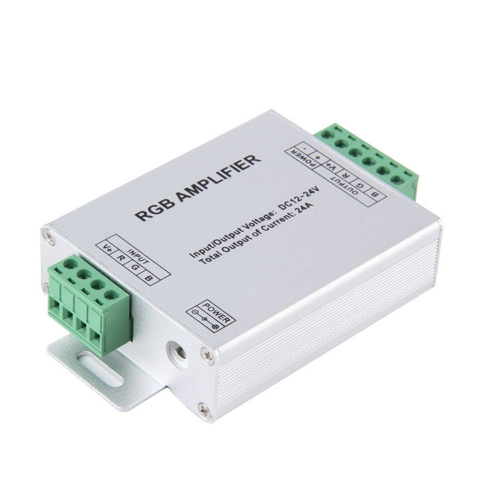 24A RGB Amplifier Repeater To Extend Signal LED 5050 3528 RGB Strip Li ...